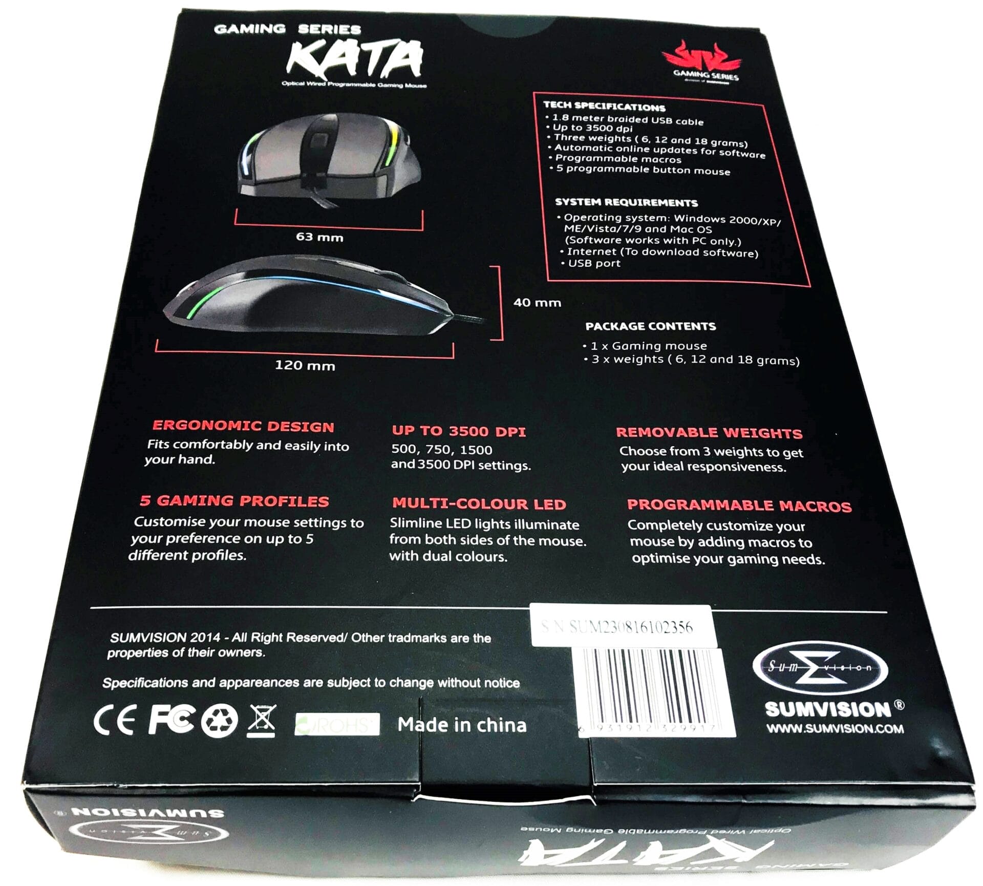 Sumvision Kata Gaming Mouse - My Helpful Hints® - Honest Reviews