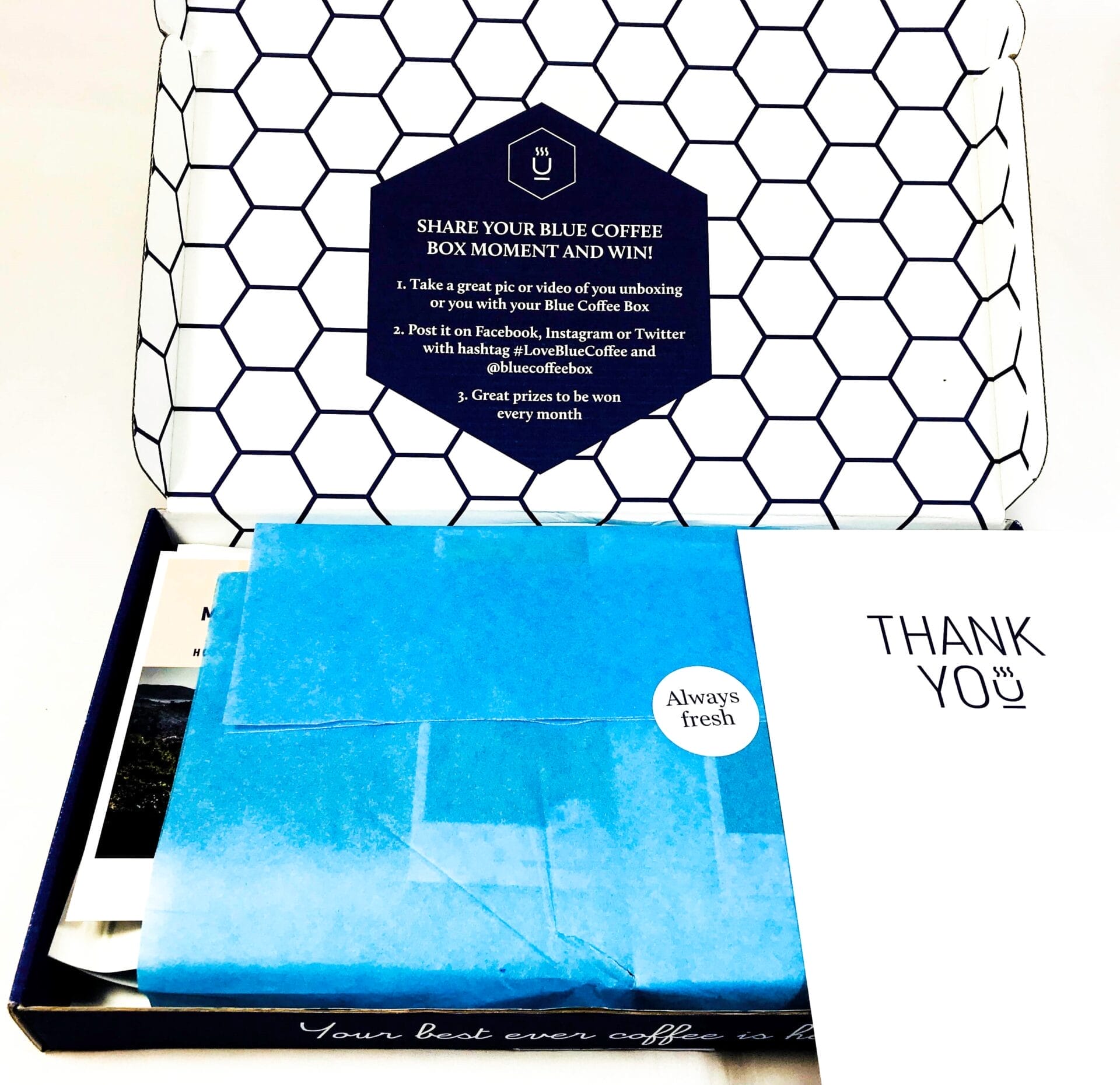 Blue Coffee Box - My Helpful Hints® Product Review