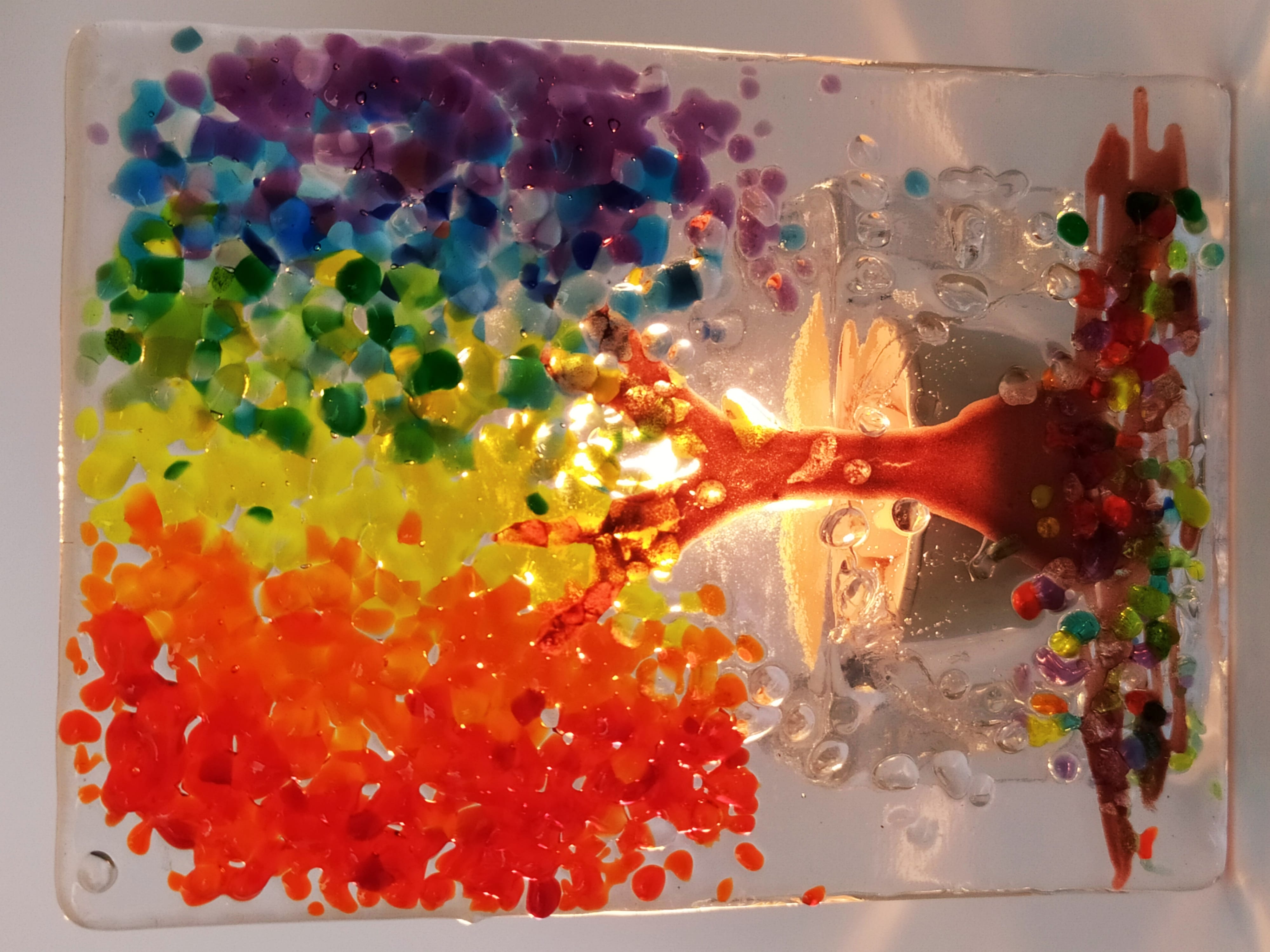 Crafty Glass Studio Rainbow Tree - My Helpful Hints® Product Review